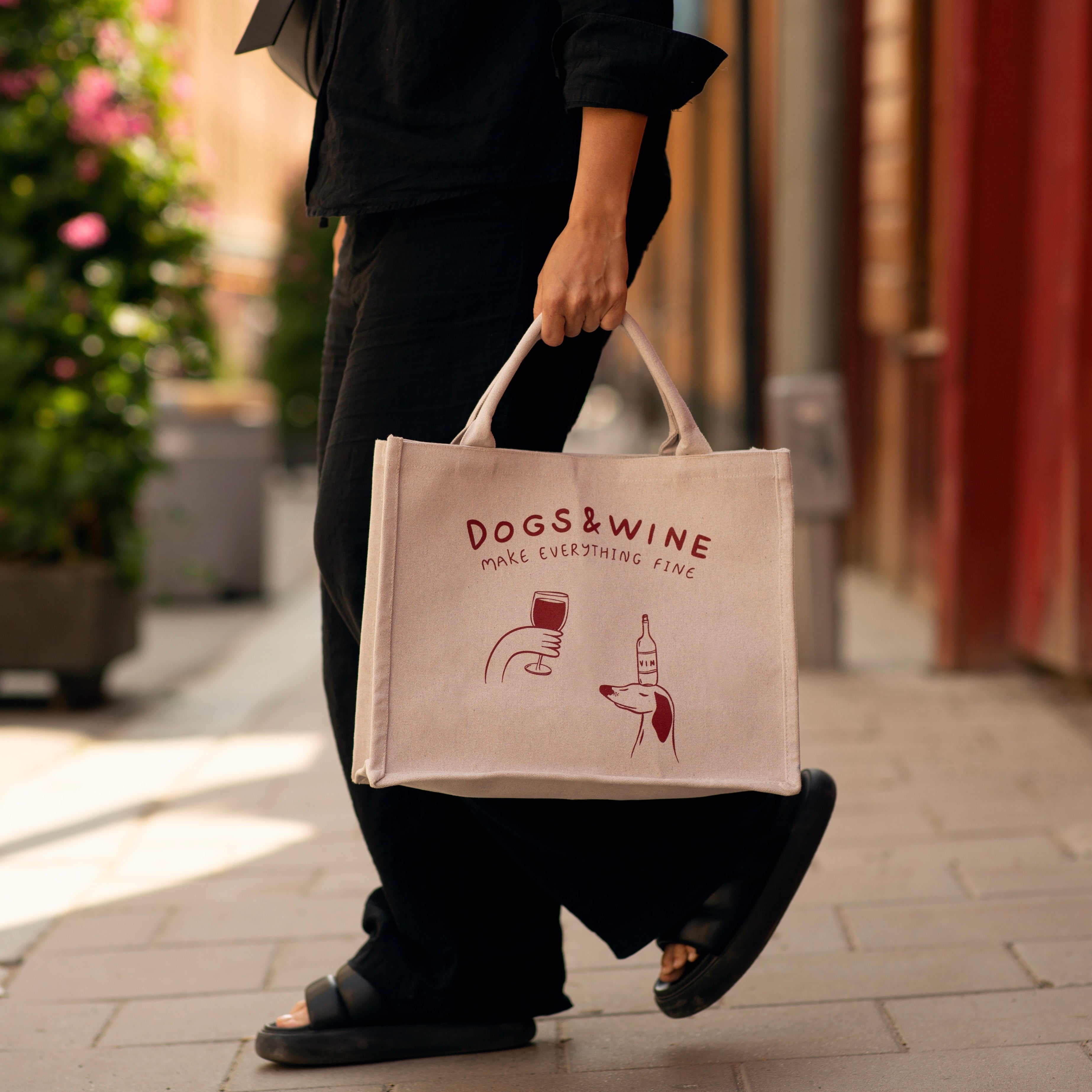 Dogs & Wine Make Everything Fine – Collar of Sweden