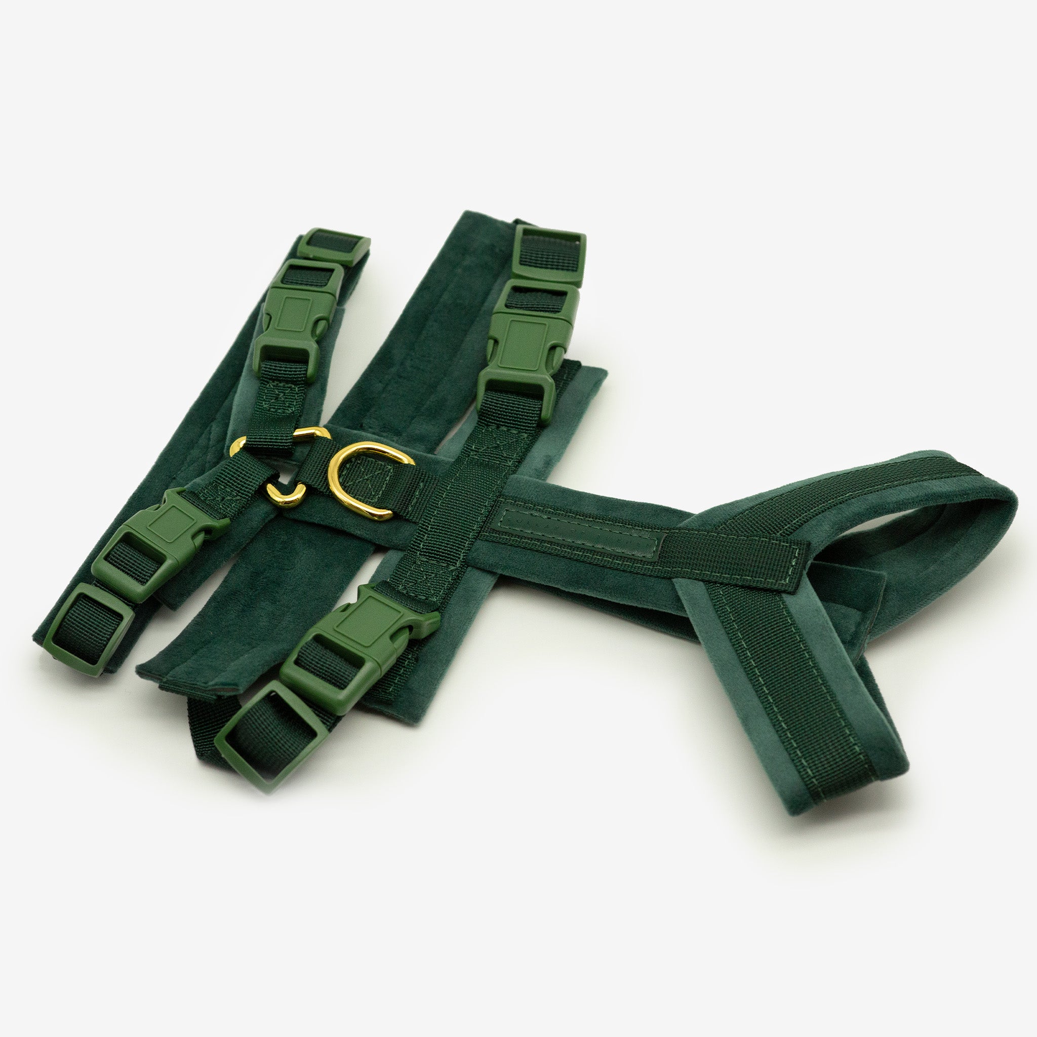 Dark Green Y-Harness – Collar of Sweden